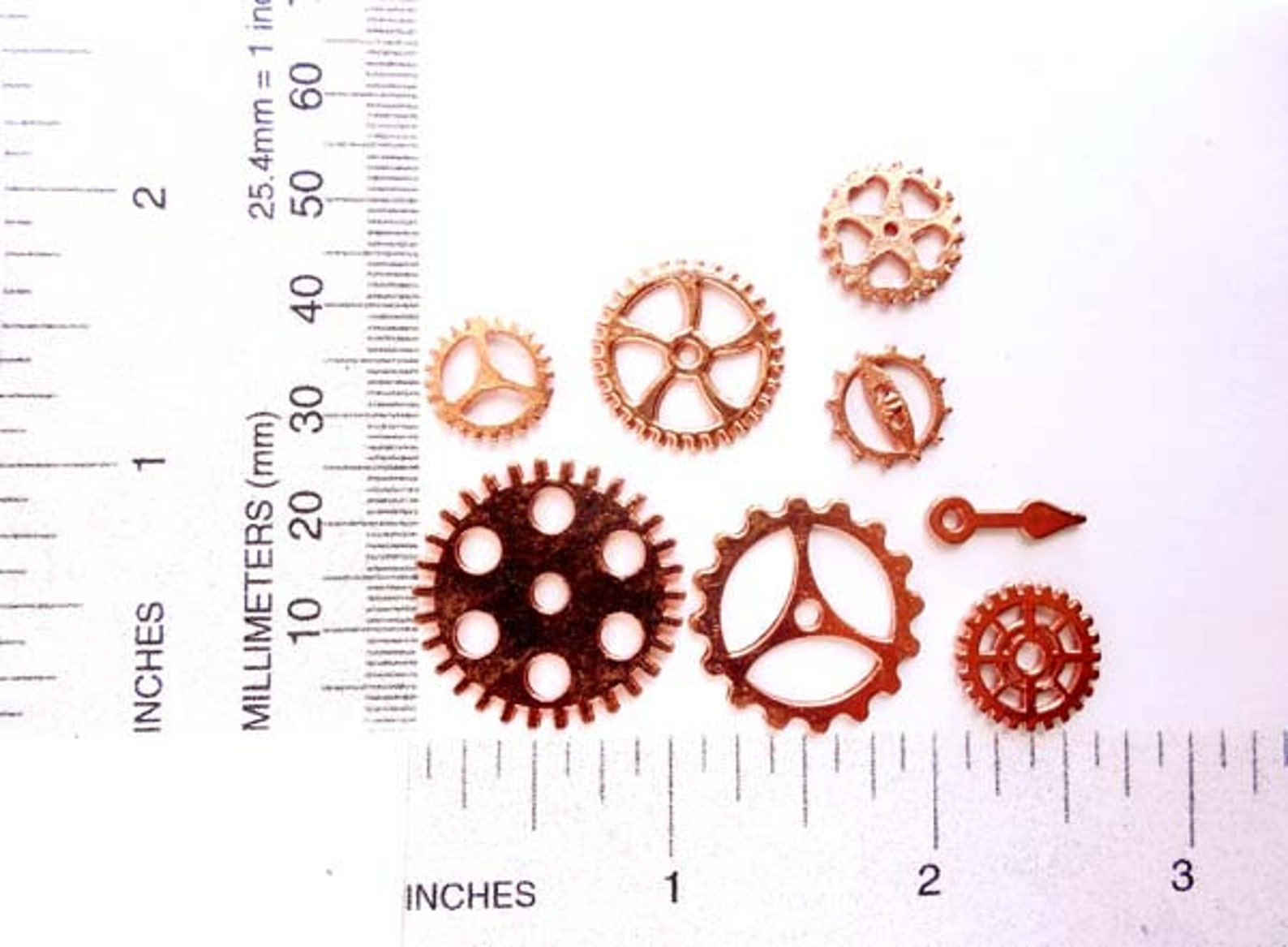 20 Rose Gold Plated Steampunk Gears 20-S-10 - Etsy
