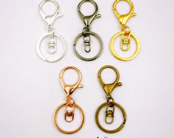 4 Trigger Snap Hook Lobster Swivel Clasps Gold Plated | Etsy