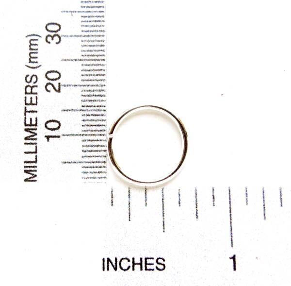 50 Silver Plated Open Loop Jump Rings -16mm - 28-8 - Etsy