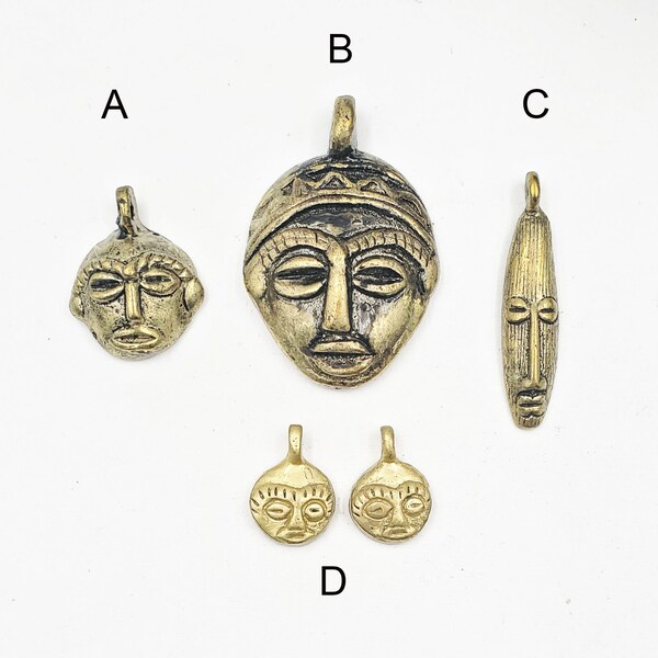 African Mask Pendant - Etsy