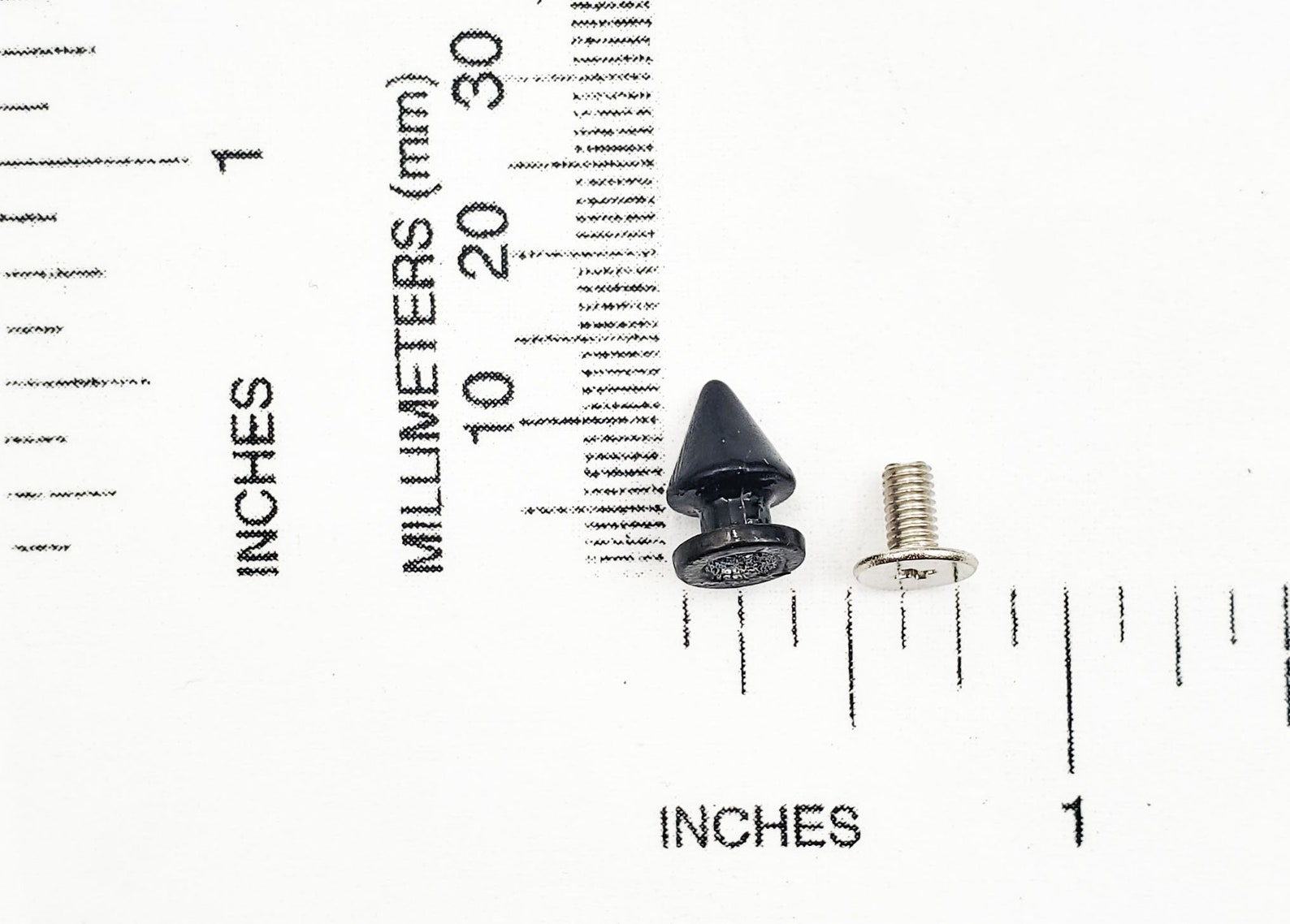 10 Sets Black Cone Bullet Spikes With Screw Backs - 20-R-2 - Etsy