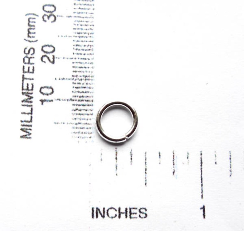 100 Silver Plated Open Loop Jump Rings -10mm - 7-6 - Etsy