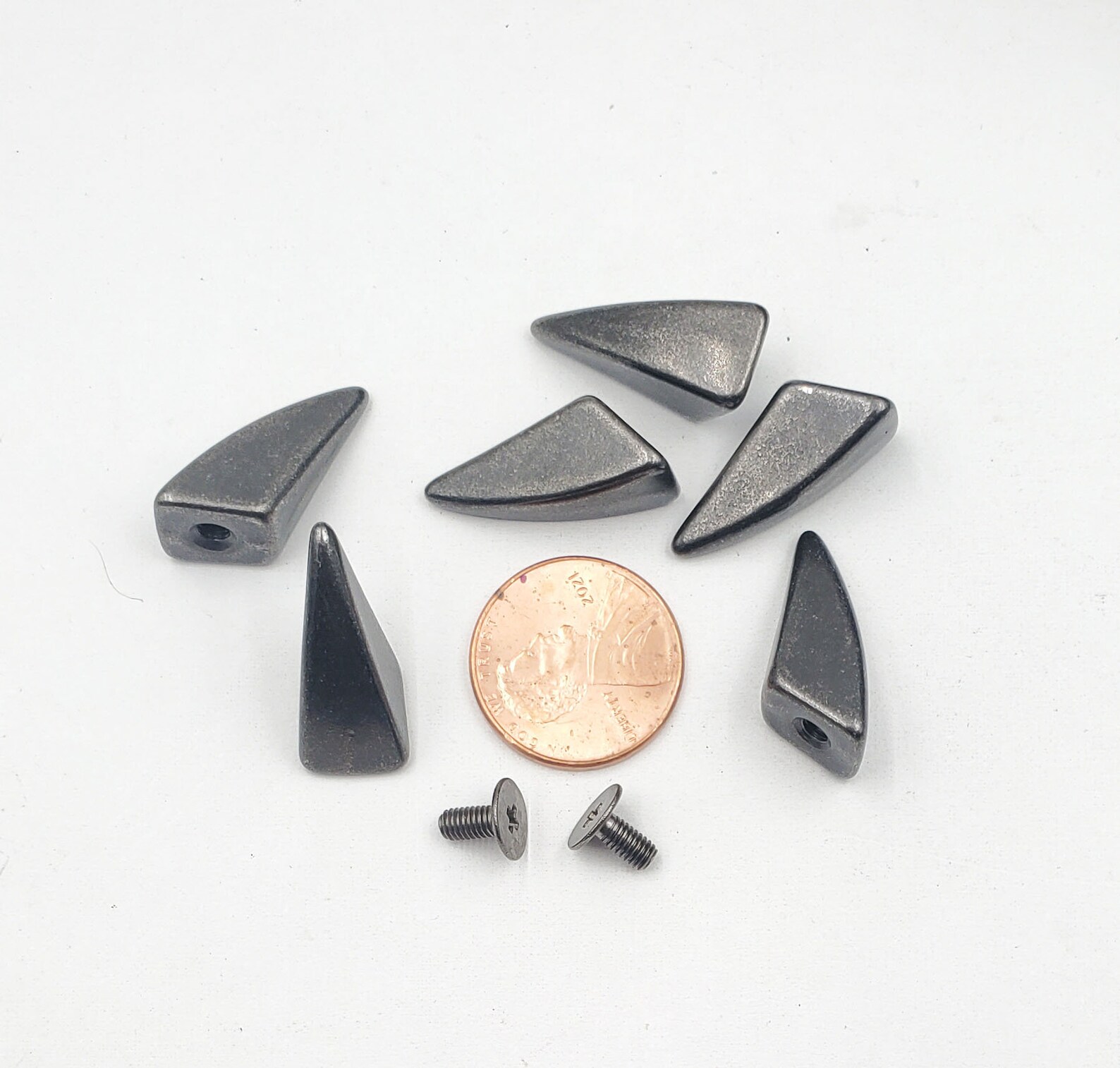 10 Sets Gunmetal Cone Horn Spikes With Screw Backs- 41-4-9 - Etsy