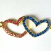 1 Gold Plated Sideways Open Heart Connector Charms - 3-18 - Etsy