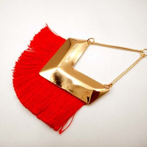 2 Polyester Tassel Charms With Gold Accents - 29-50 - Etsy