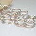 100 Silver Plated Double Loop Split Jump Rings - 10mm - 7-18 - Etsy