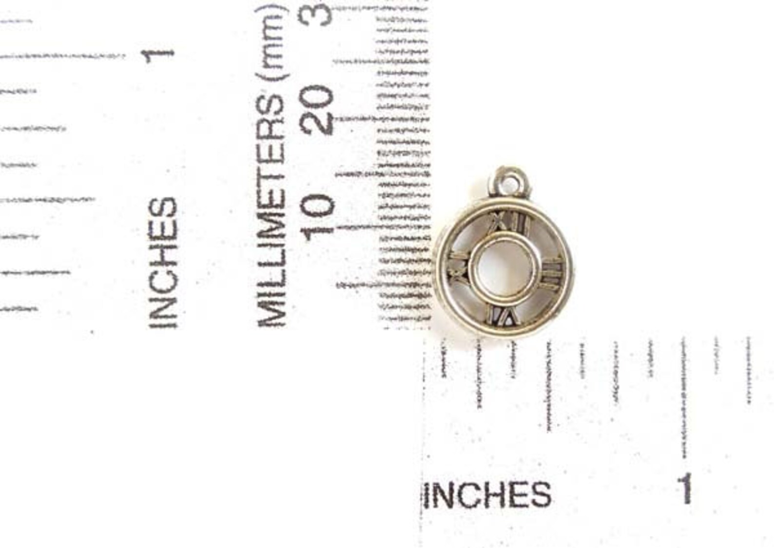 8 Antique Silver Roman Numerals Clock Charms 22-1-3 - Etsy