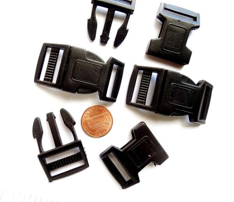 4 Black Plastic Side Release Buckle/closure/clasps 20-C-12 - Etsy