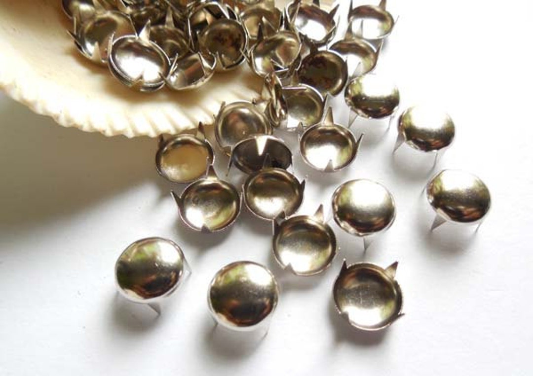 50 Silver Round Dome Studs - 10mm - 39-20-B - Etsy