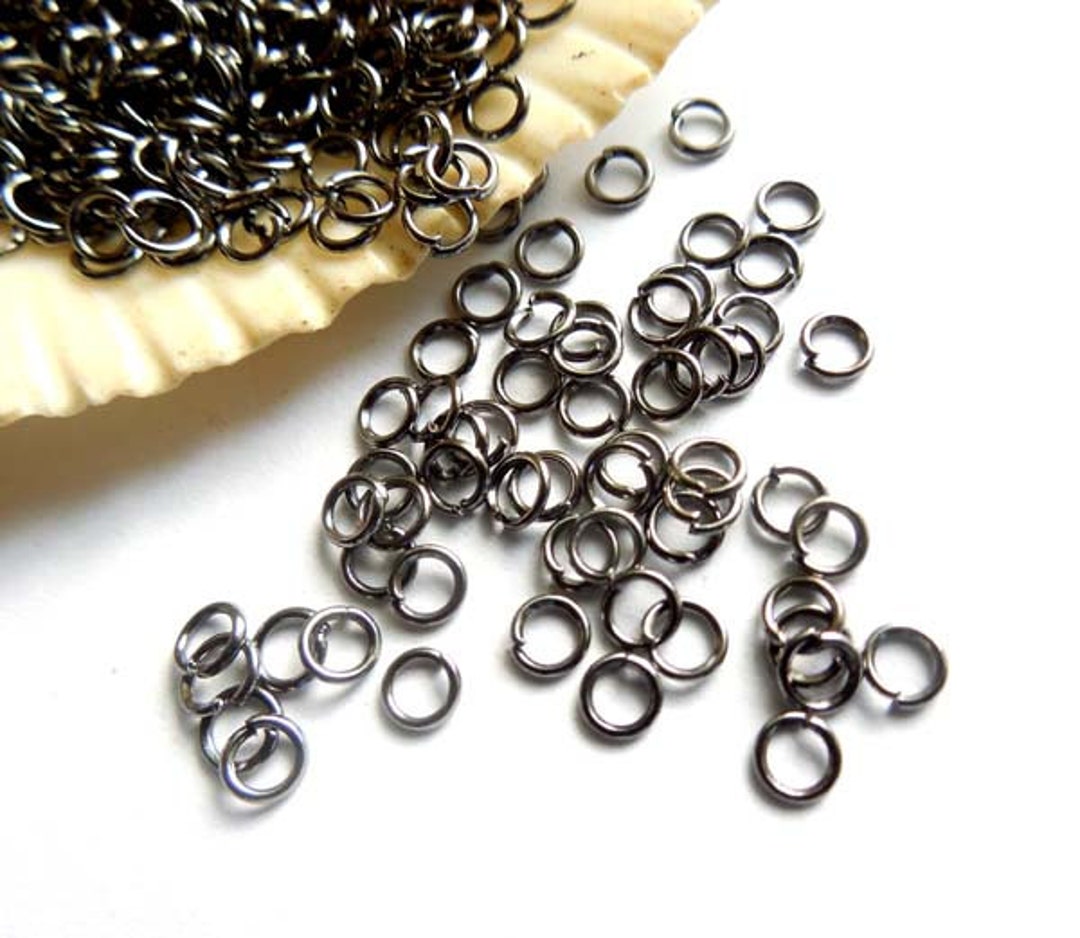 50 or 100 Gunmetal Jump Rings - 3mm, Open Loop - 10-GM-3OL - Etsy