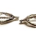 2 Antique Silver Talon Claw Pendant/charms - 20-B-4 - Etsy