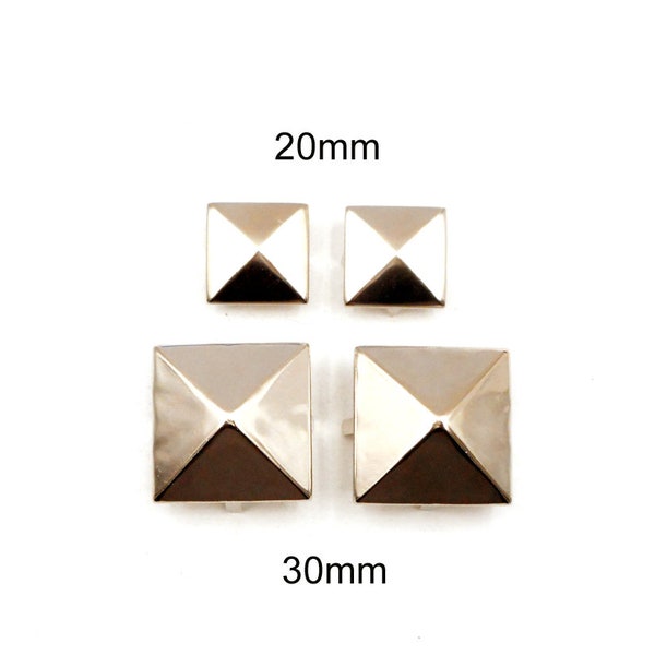 Leather Pyramid Studs - Etsy