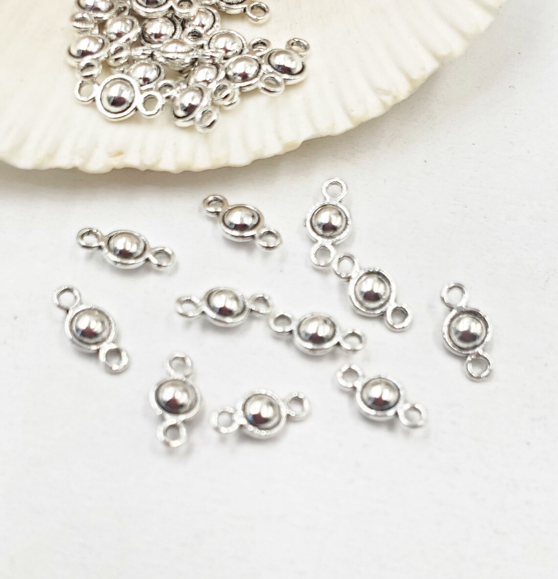20 Antique Silver Connectors - 1-13 - Etsy