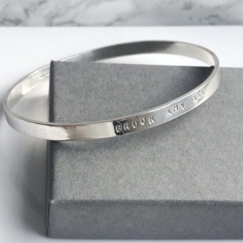 Personalized Bangle - Etsy