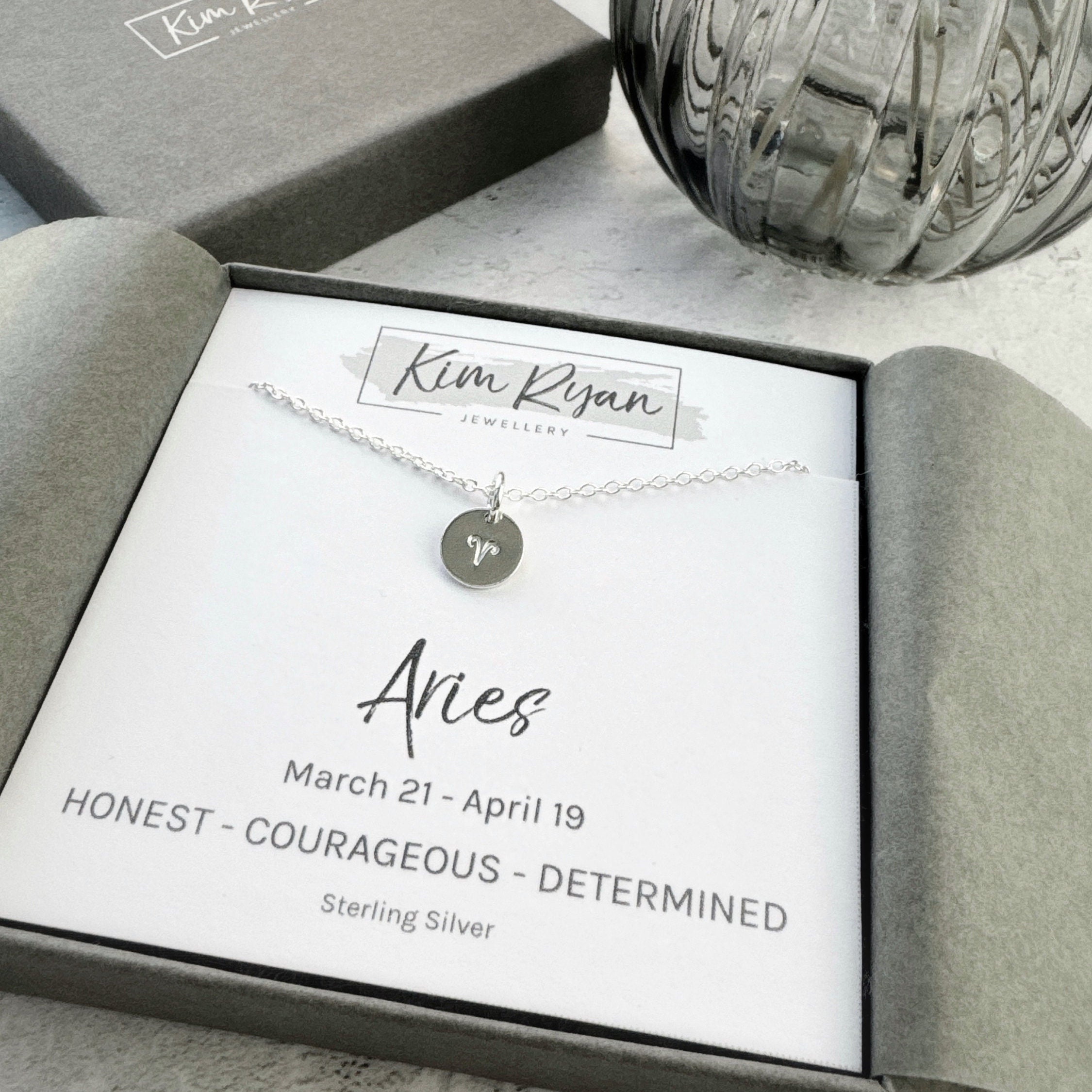 Sterling Silver Zodiac Necklace | Handmade Astrology Jewellery | Star ...