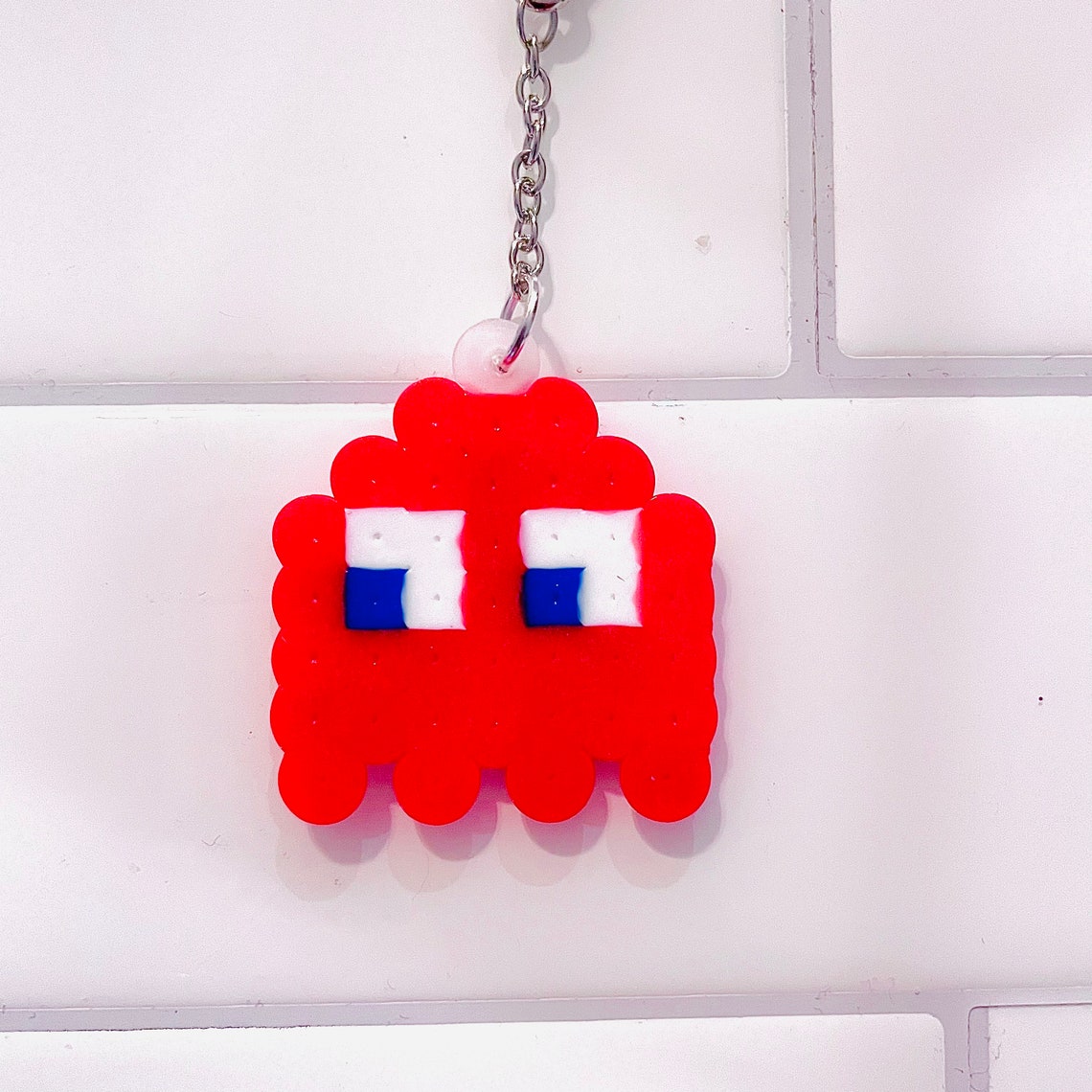 Pacman Ghosts Set Perler Bead Art Keychain Backpack Bling - Etsy UK