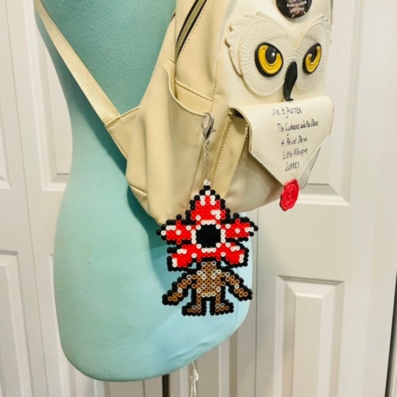 Stranger Things Demogorgon Perler Beads Art Keychain - Etsy Australia