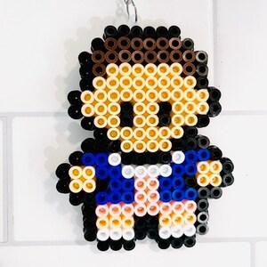 Stranger Things Eleven Perler Beads Art 11 Keychain - Etsy