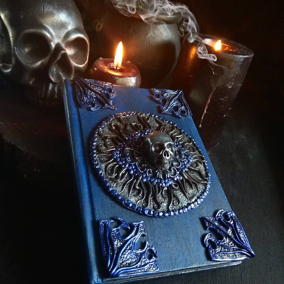 Necromancer Book of the Dead, Dark Occult Arts, Warlock Journal ...