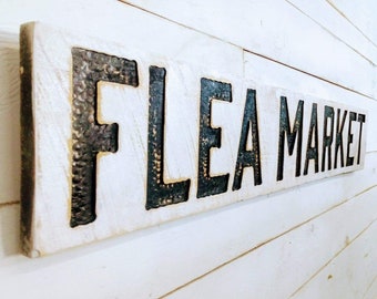 Flea Market Sign | Etsy