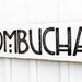 Kombucha Sign - Carved in a Solid Wood Board Rustic Distressed ...