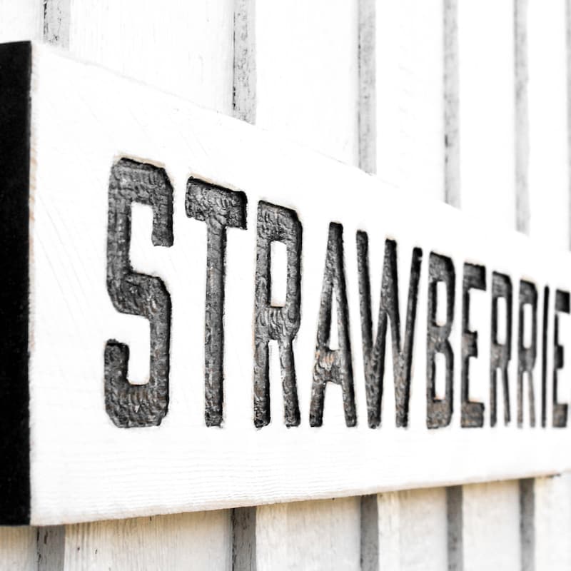 Strawberry Signs - Etsy