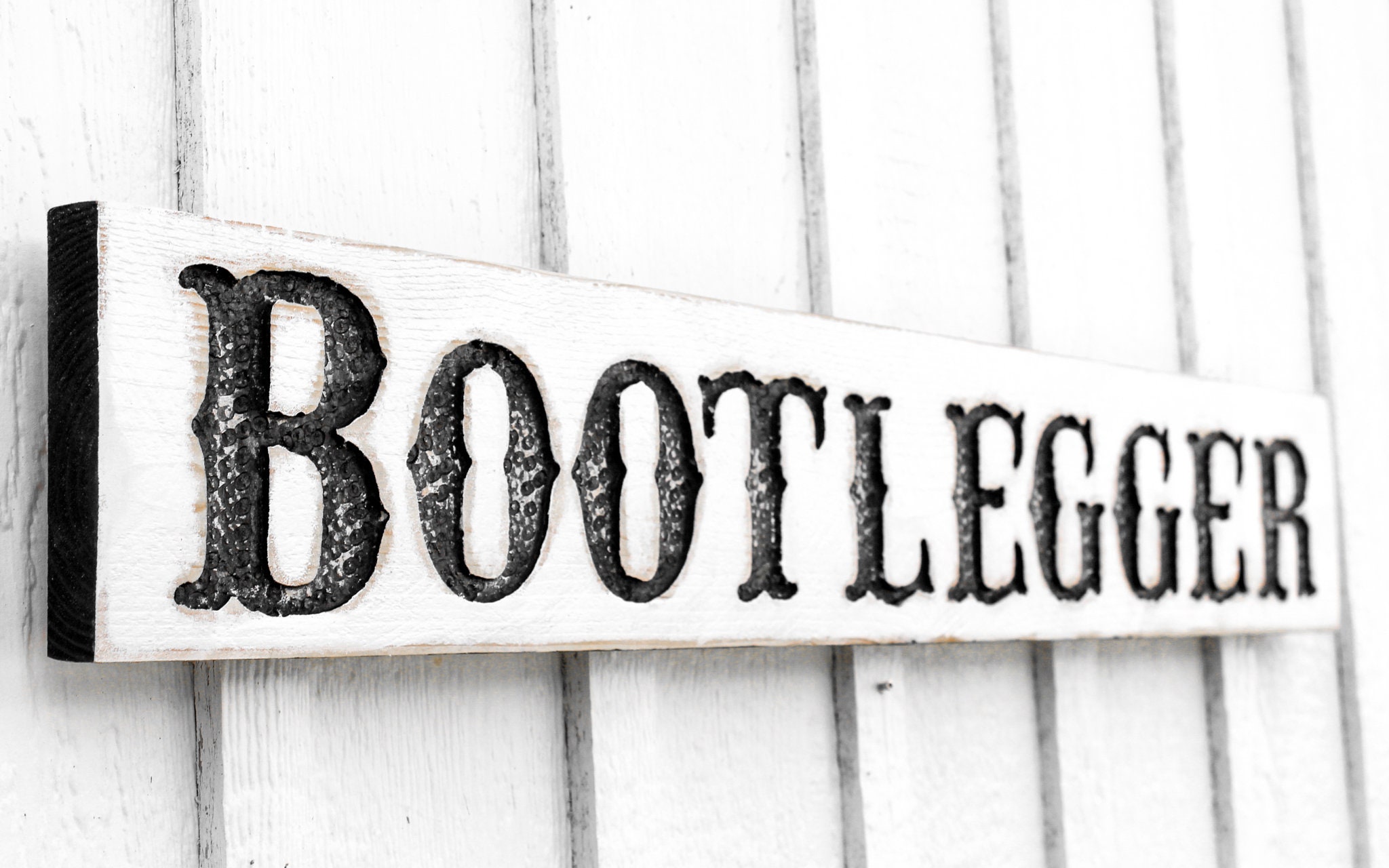 Bootlegger Sign Carved in a 40x6 Solid Wood - Etsy