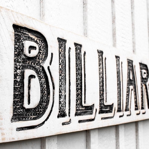 Billiards Sign - Etsy