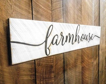 Imagine Sign Carved in a 40x10 Solid Wood Board Rustic Distressed ...