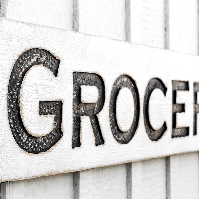 Groceries Sign - Etsy