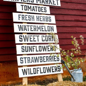 Sweet Corn Sign - Carved in a 40”x8” Solid Wood Board Rustic Distressed ...