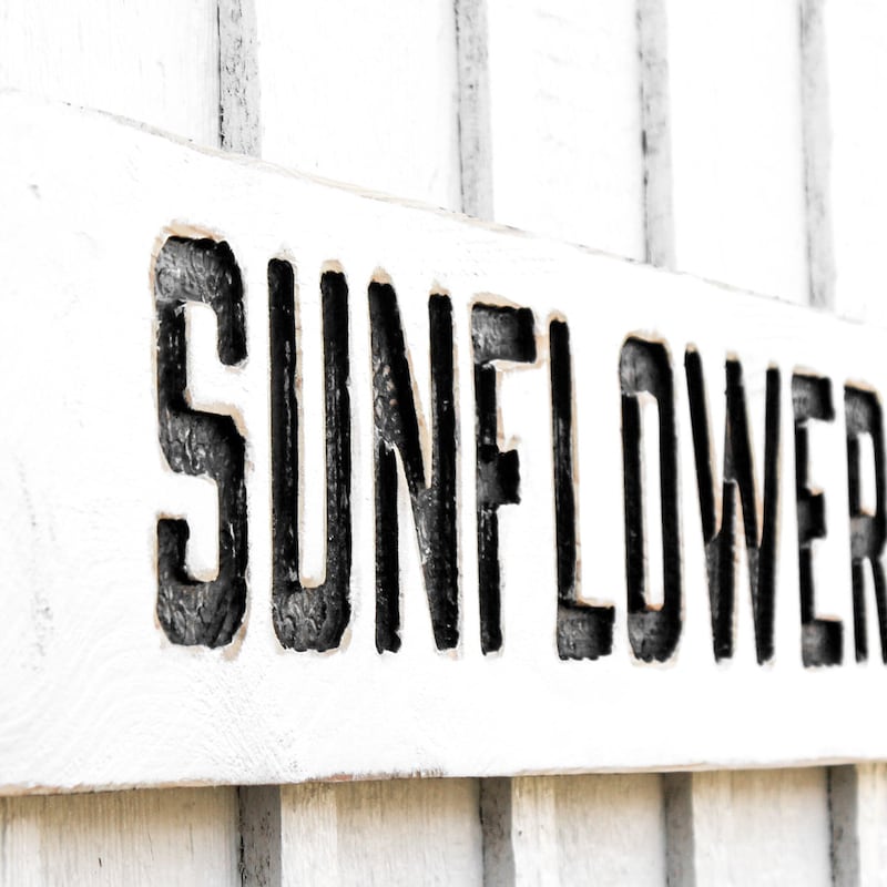 Sunflower Signs - Etsy