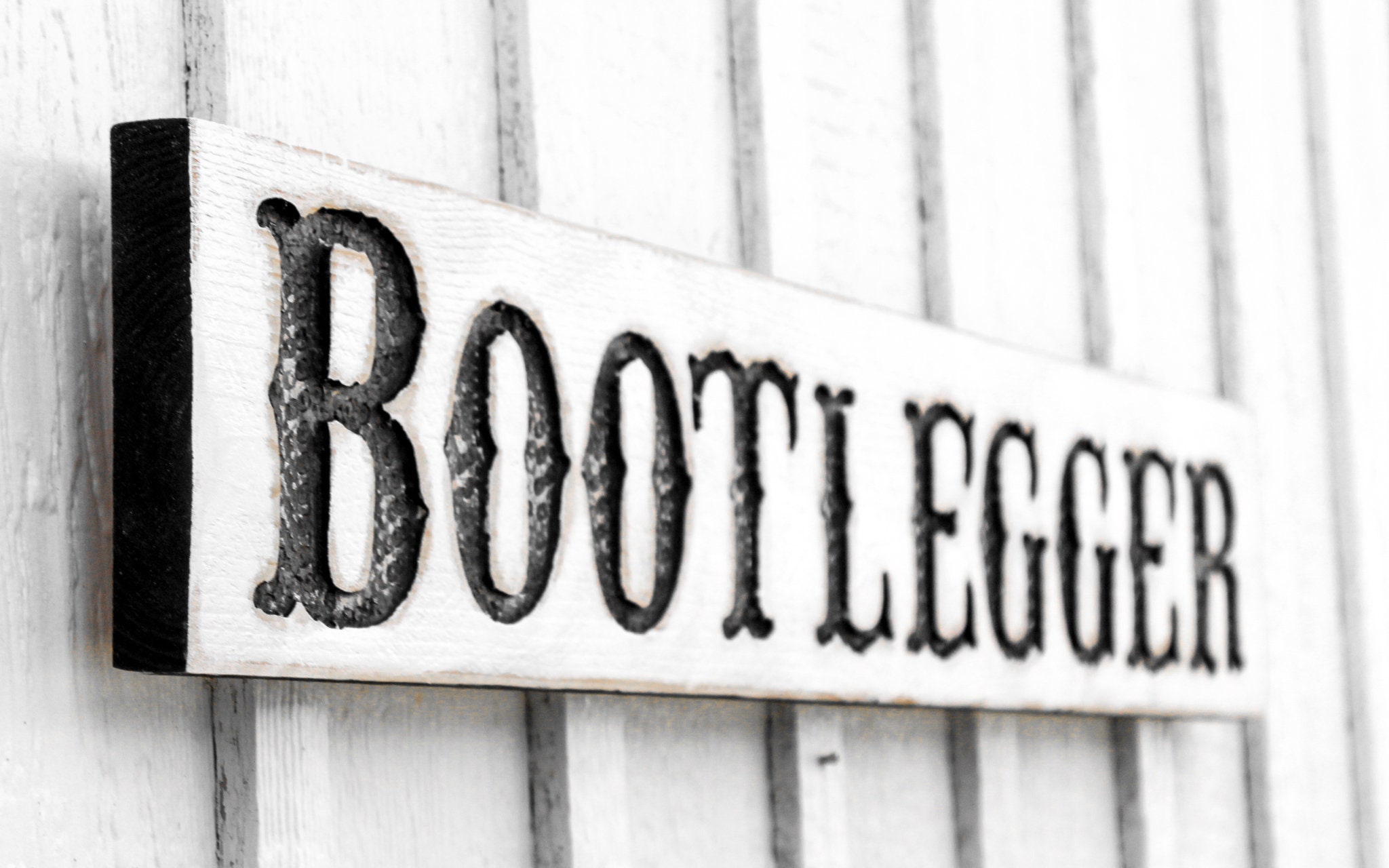 Bootlegger Sign Carved in a 40x6 Solid Wood - Etsy