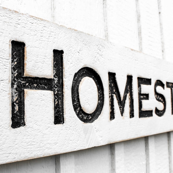 Primitive Homestead Sign - Etsy