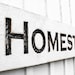 Homestead Sign - Carved in a Solid Wood Board Rustic Distressed ...