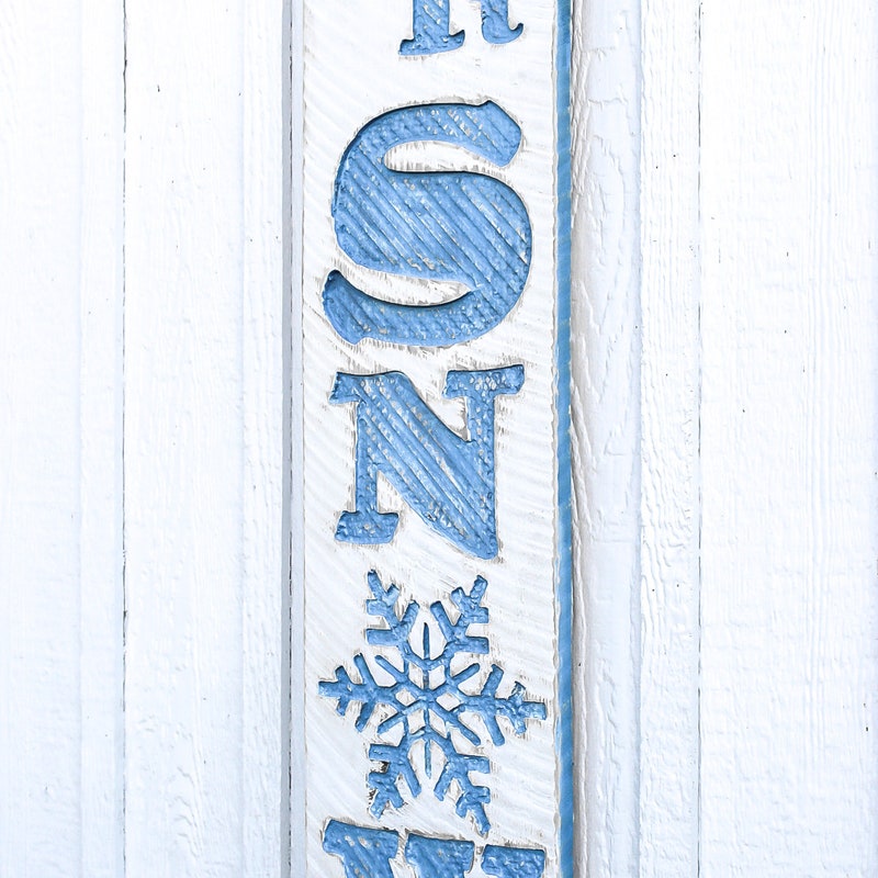 Snow Wood Sign - Etsy