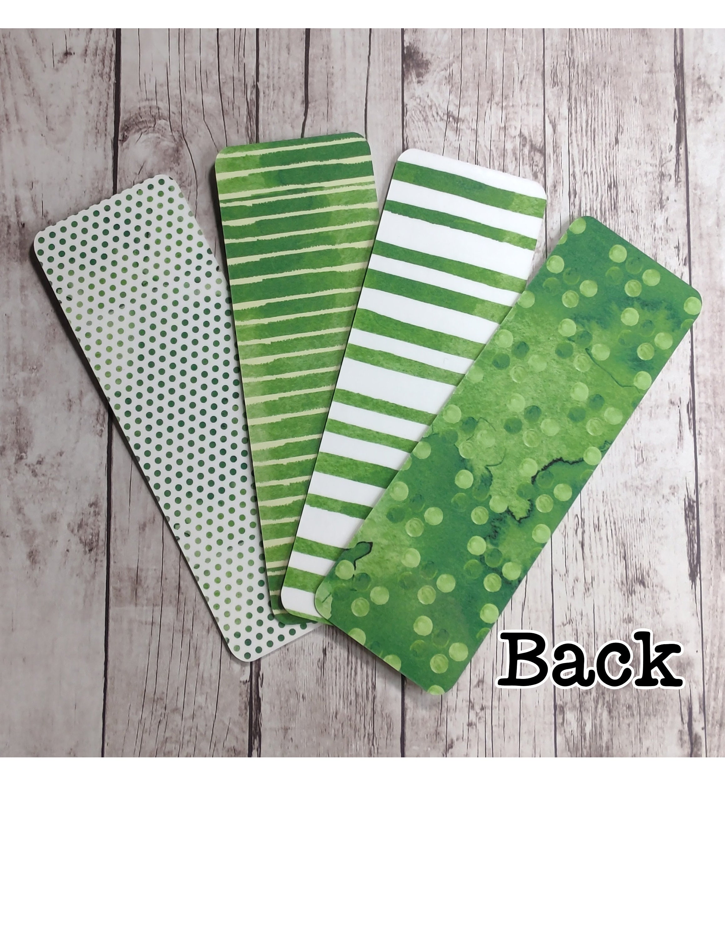 Watercolor Shamrock Bookmarks - Clover Bookmark - Book Accessories ...