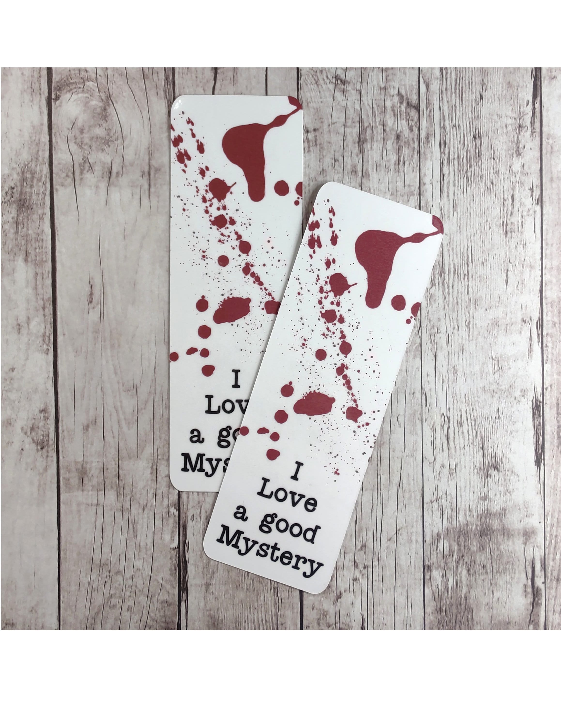 I Love a Good Mystery Bookmark - Crime Bookmark - Whodunnits Bookmark ...