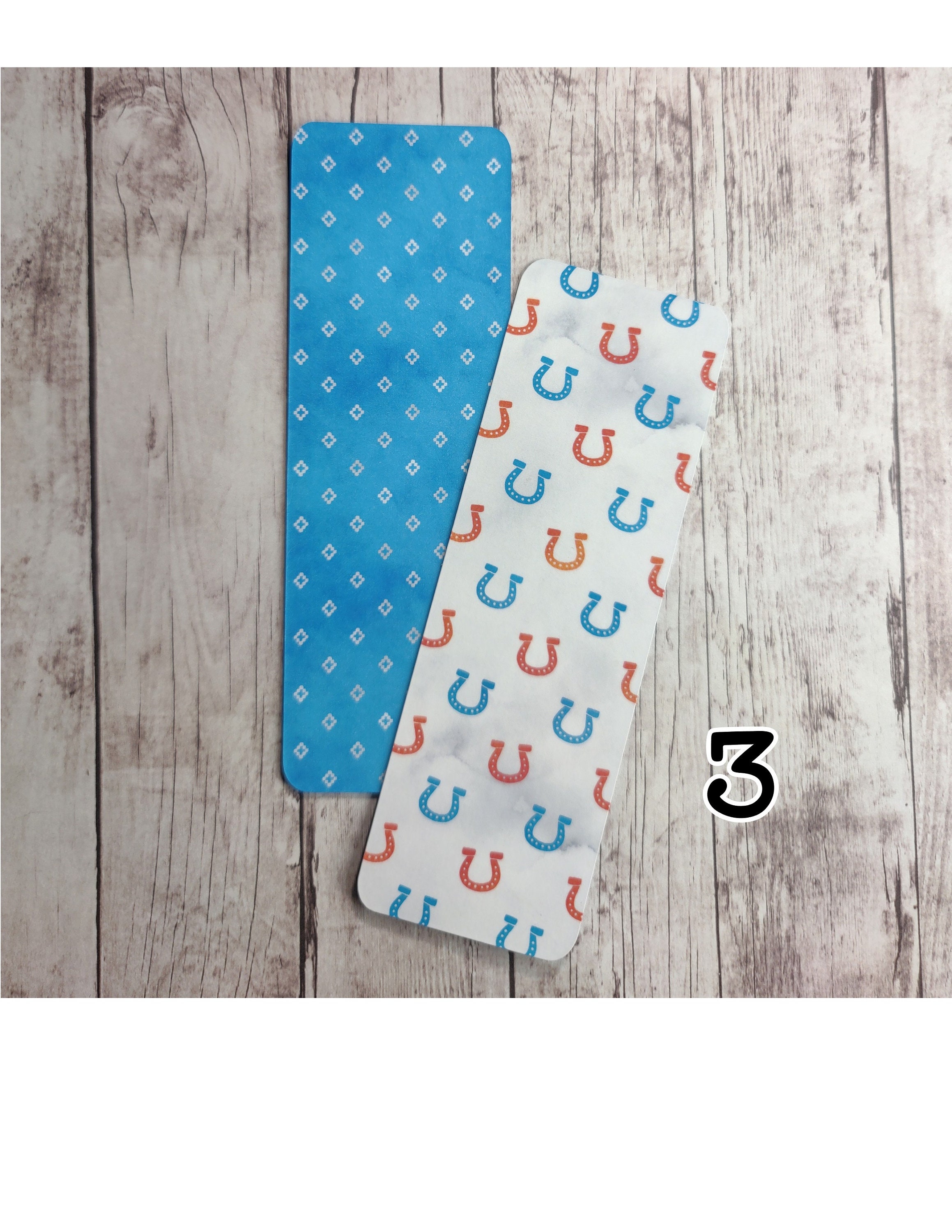 Blue Western Cowboy Bookmarks Cactus Bookmark Book Accessories ...