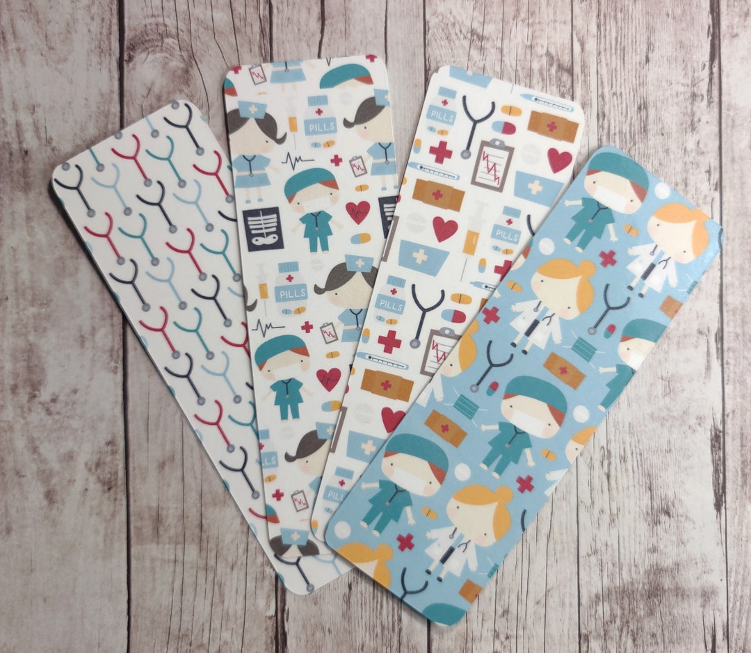 Nurse Bookmarks - Medical Bookmark - Book Accessories - Healthcare ...