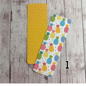Colorful Pineapple Bookmarks - Fruit Bookmark - Book Accessories ...
