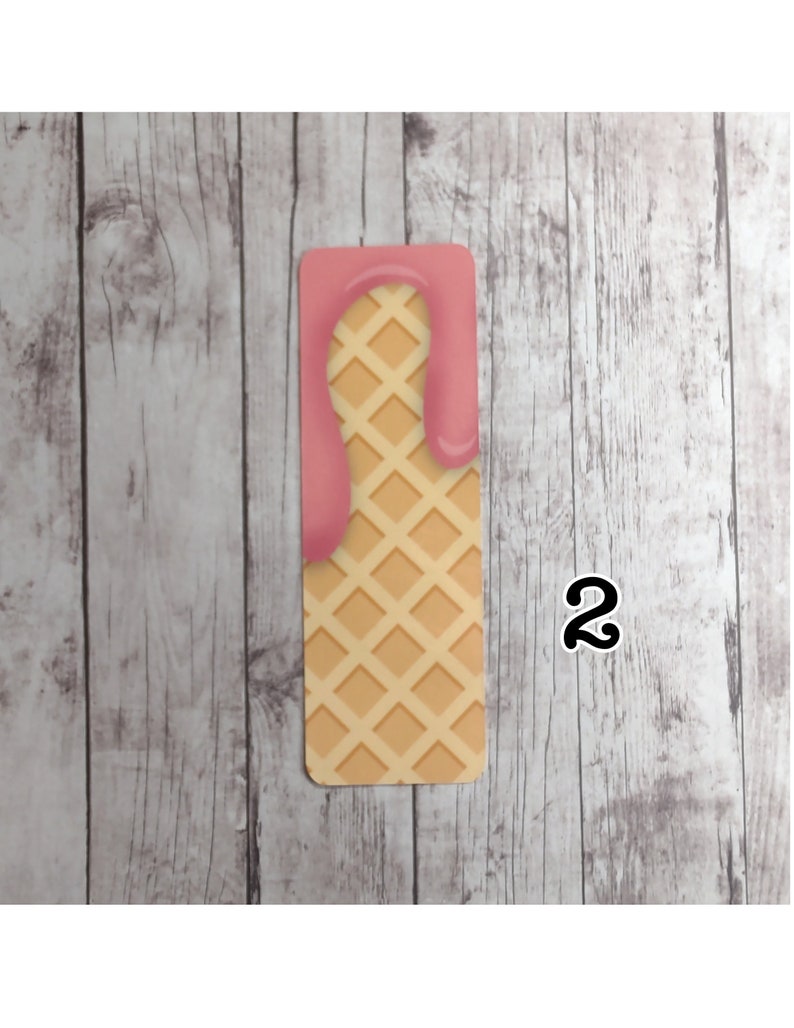 Ice Cream Cone Bookmarks - Sprinkle Bookmark - Book Accessories ...