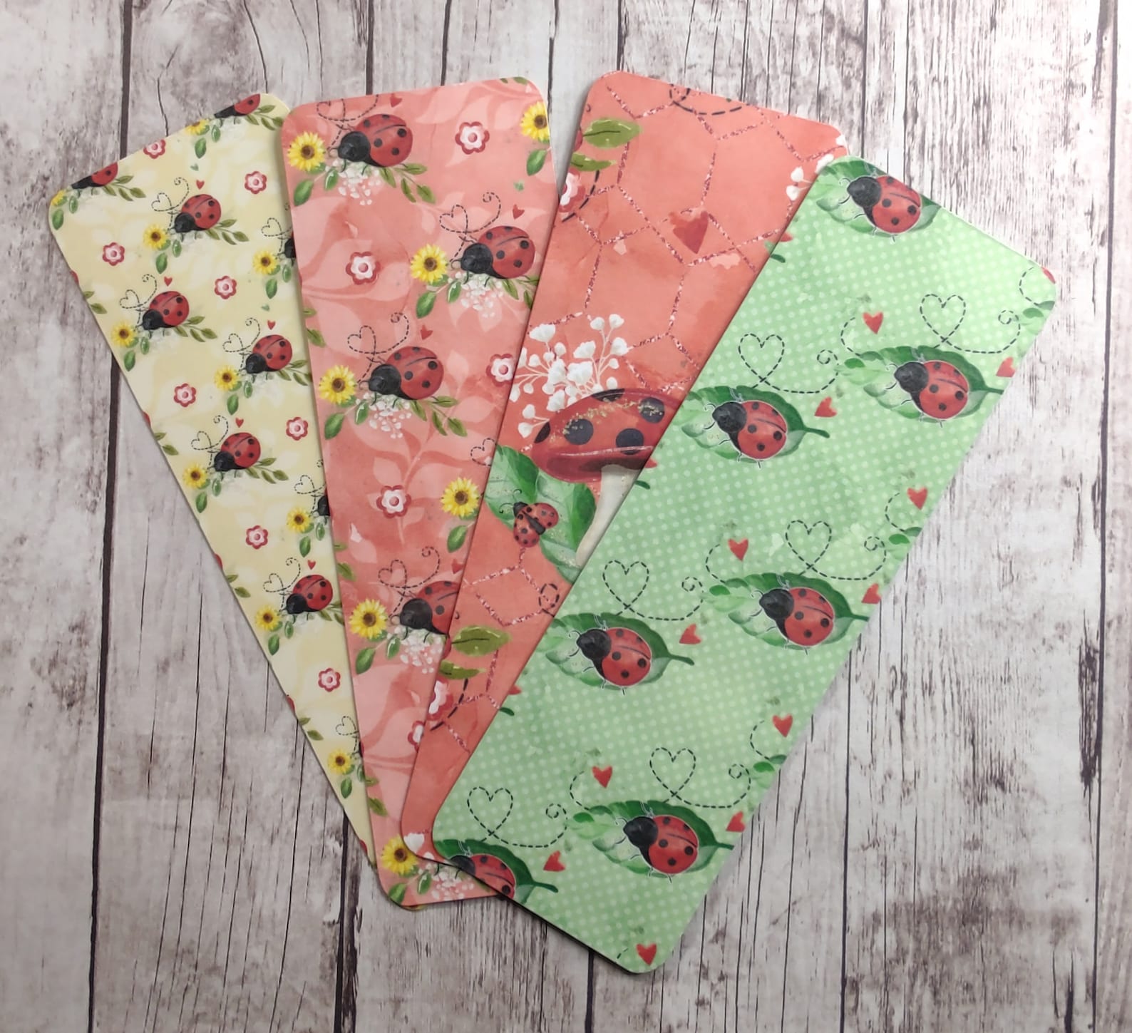 Ladybug Bookmarks - Mushroom Bookmark - Book Accessories - Bug ...