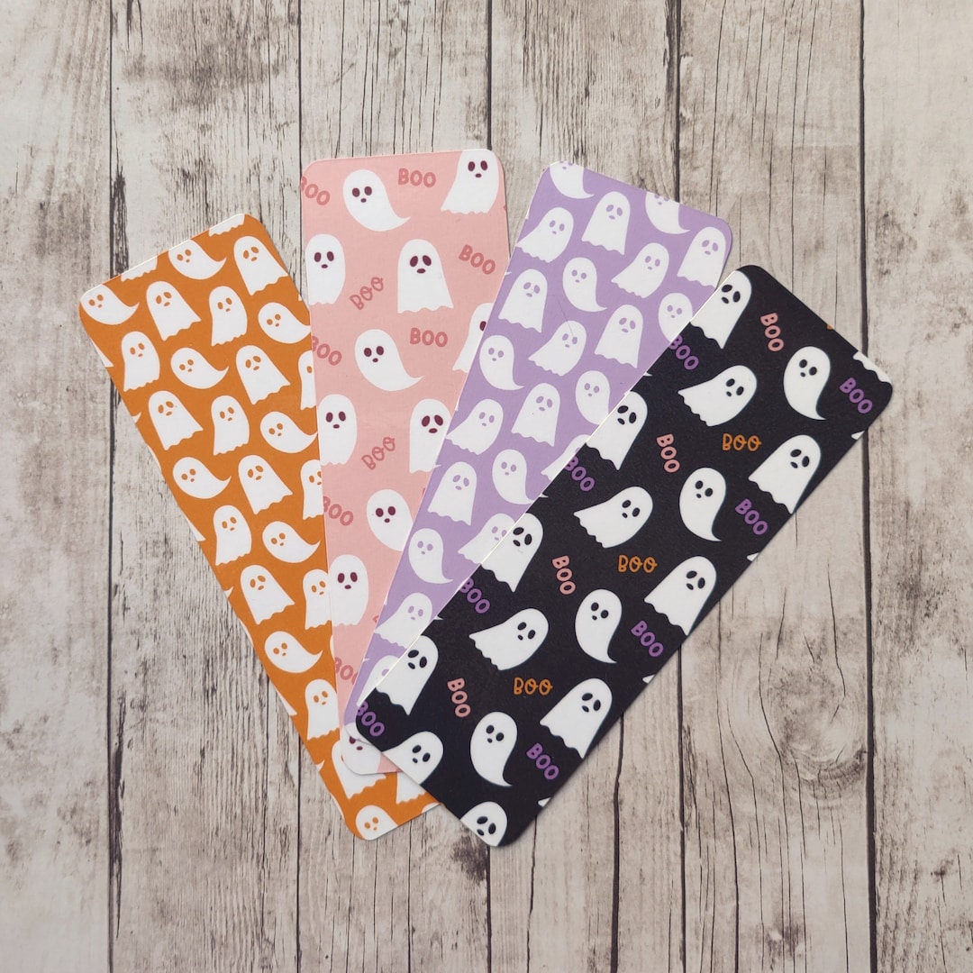 Halloween Ghosts Bookmarks - Ghost Bookmark - Book Accessories - Spooky ...