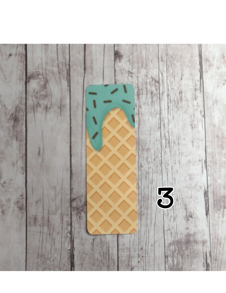 Ice Cream Cone Bookmarks - Sprinkle Bookmark - Book Accessories ...