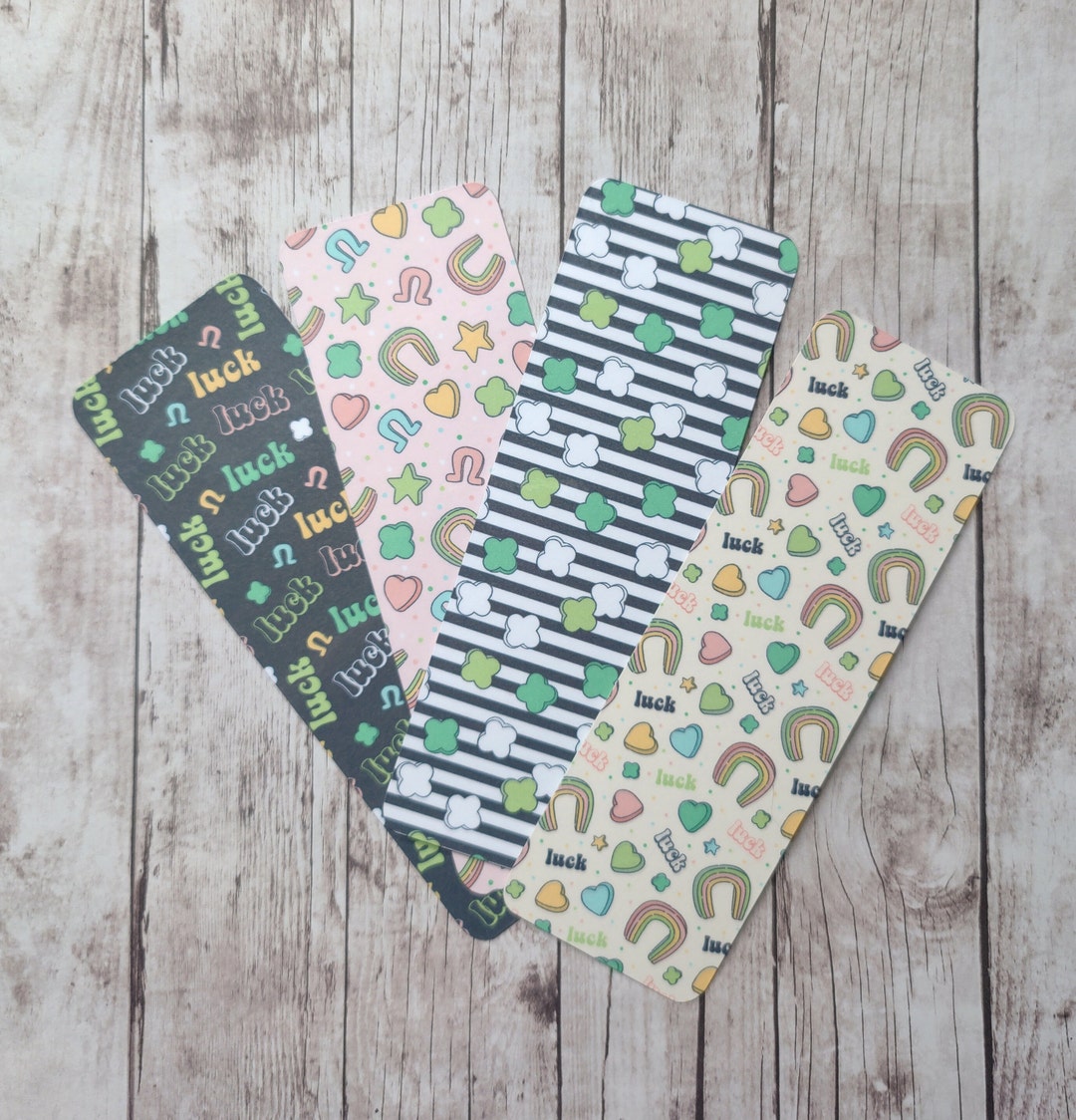 St. Patrick's Day Bookmarks - Clover Bookmark - Book Accessories ...