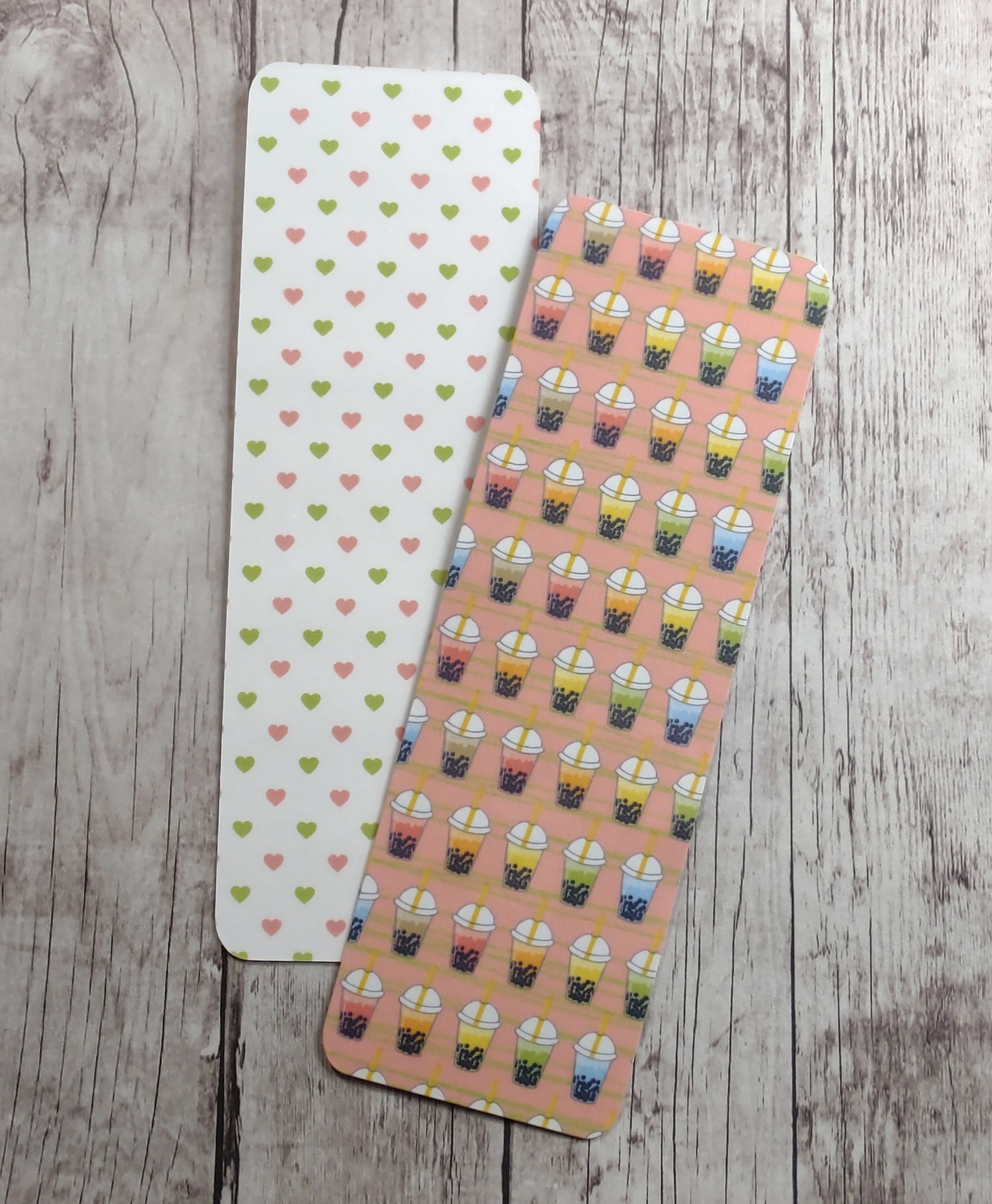 Milk Tea Bookmarks Tea Bookmark Book Accessories Drink Bookmarks - Etsy