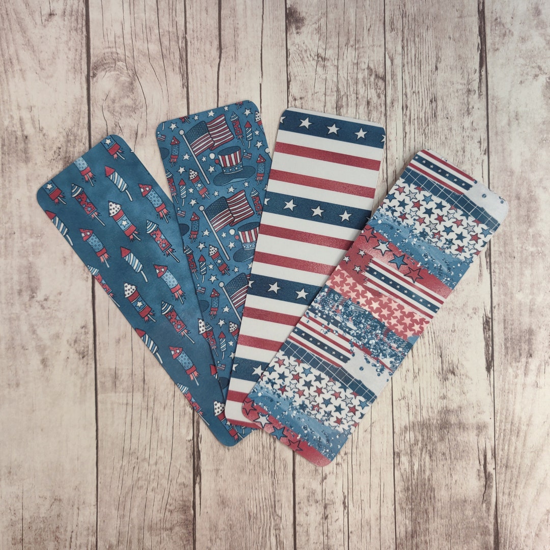 Americana Bookmarks - Fireworks Bookmark - Book Accessories - Stars ...