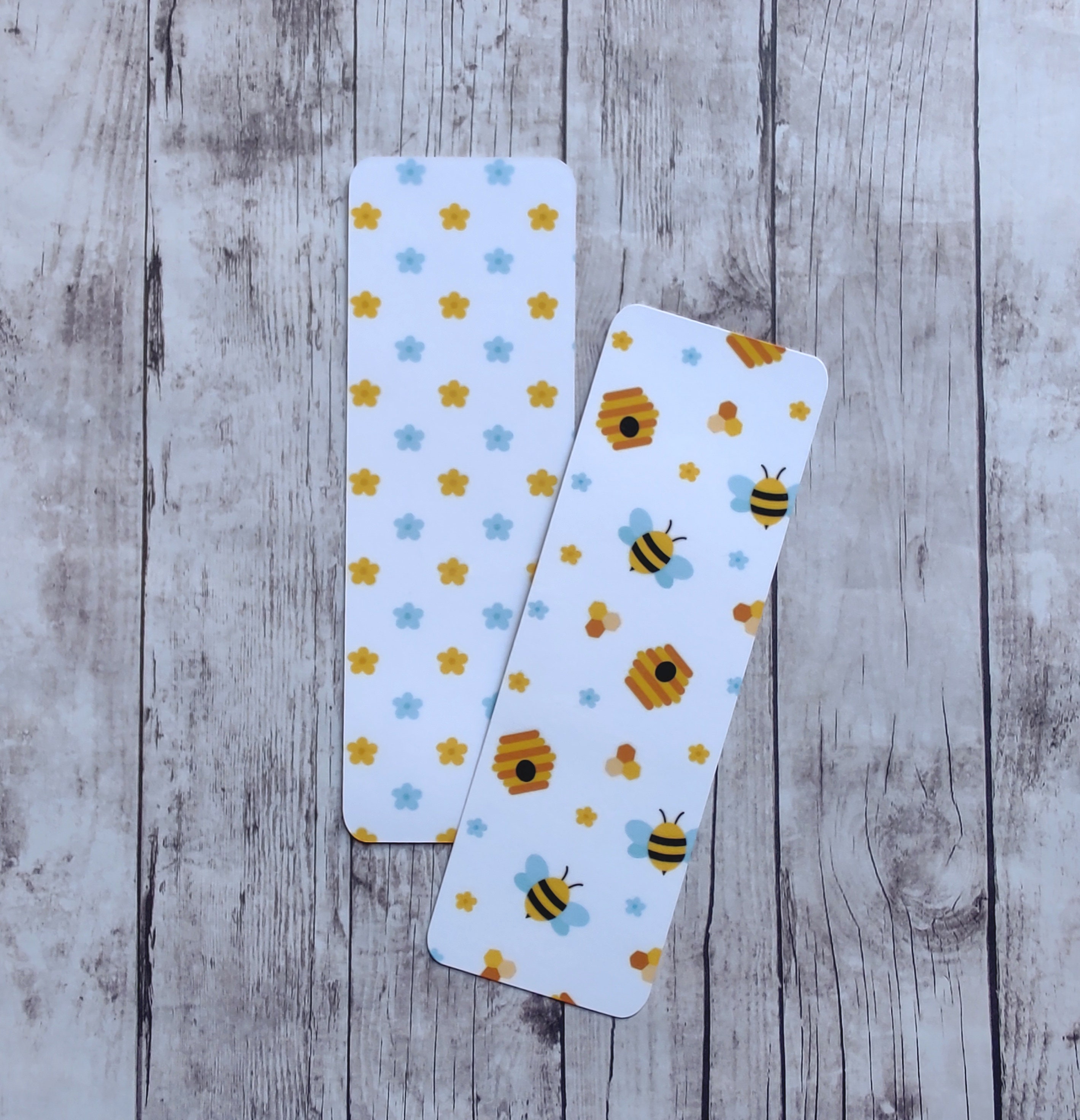 Honey Bee Bookmarks Bee Bookmark Book Accessories Bee Hive Bookmarks - Etsy