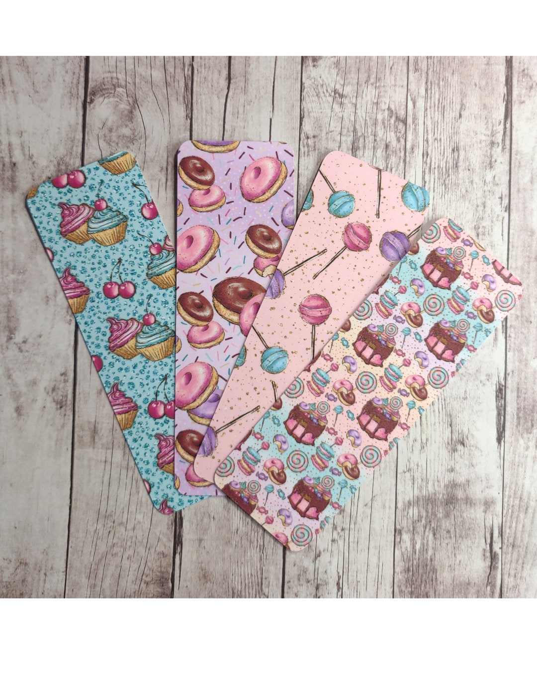 Sweet Treats Bookmarks - Cupcake Bookmark - Book Accessories - Candy ...
